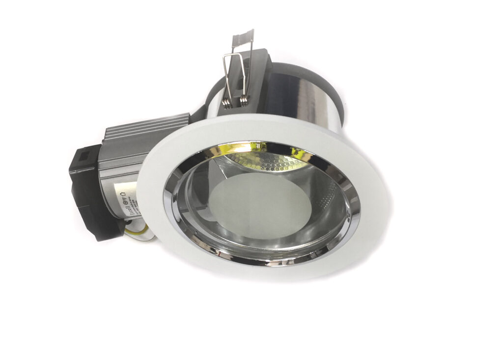Round Low Profile 20W Fluorescent & 24W LED E27 Downlight (FD4inch ...